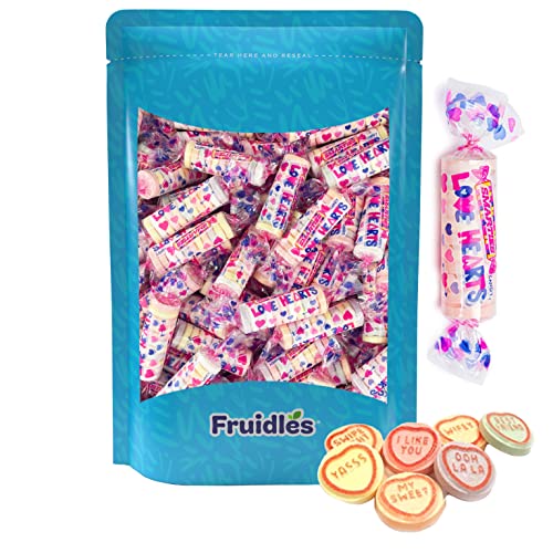 Valentine's Smarties Love Hearts Hard Candy Roll, Heart Shaped Assorte ...
