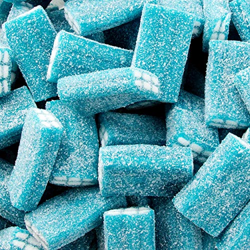Sour Blue Raspberry Licorice Bricks | Fruidles